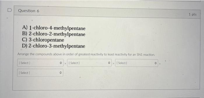 Solved A) 1-chloro-4-methylpentane B) | Chegg.com
