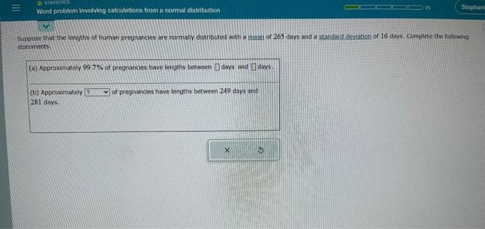 Solved STATISTICS Word problem involving calculations from a | Chegg.com