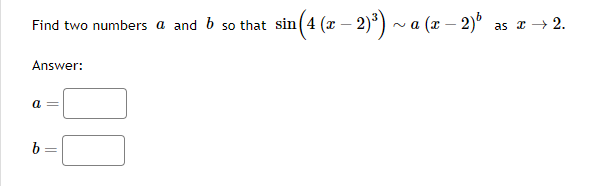 Solved Find two numbers a and b ﻿so that | Chegg.com