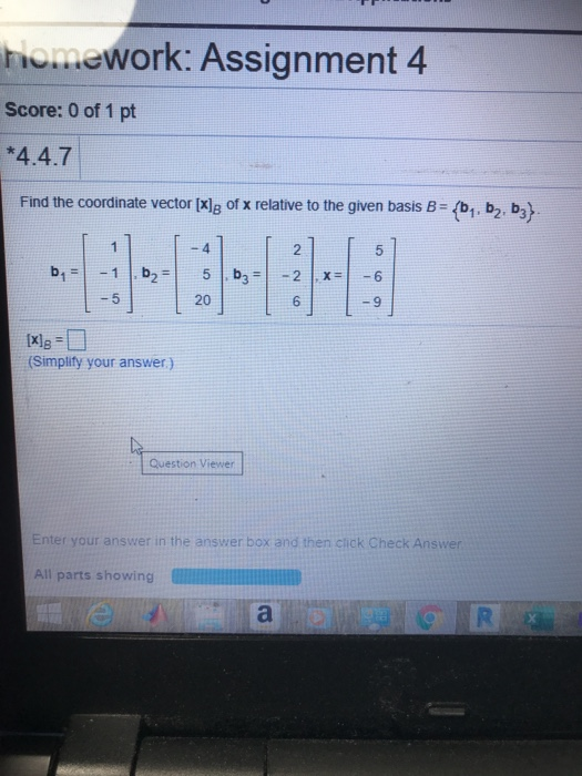 Solved Homework Assignment 4 Score 0 Of 1 Pt 4 4 7 Find