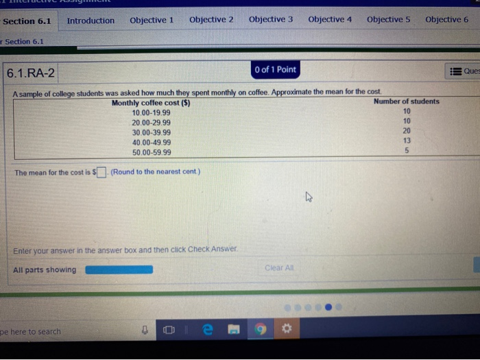 Solved Section 61 Introduction Objective 1 Objective 2 3193