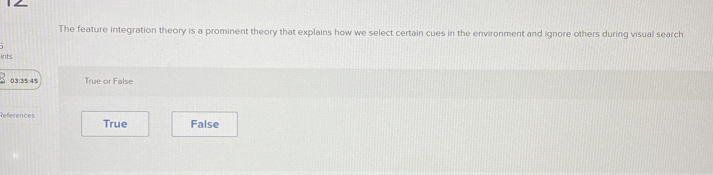 Solved The feature integration theory is a prominent theory | Chegg.com