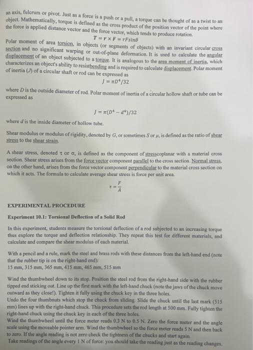 Solved CIRCULAR SECTIONS Aims: To examine the relationship | Chegg.com