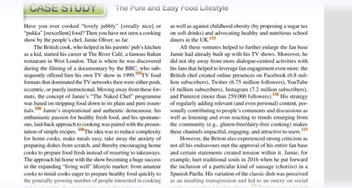 Solved 1. Summarizing The Pure and Easy Food Lifestyle case | Chegg.com