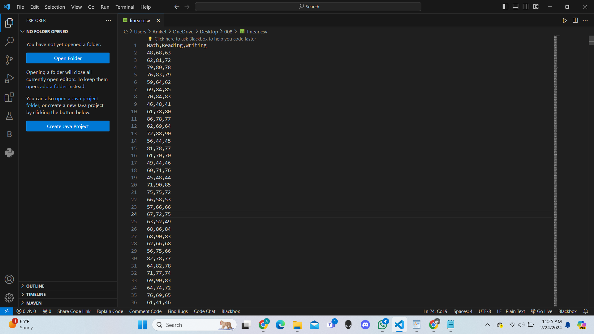 Solved Questionimplement Linear Regression Using Numpy 