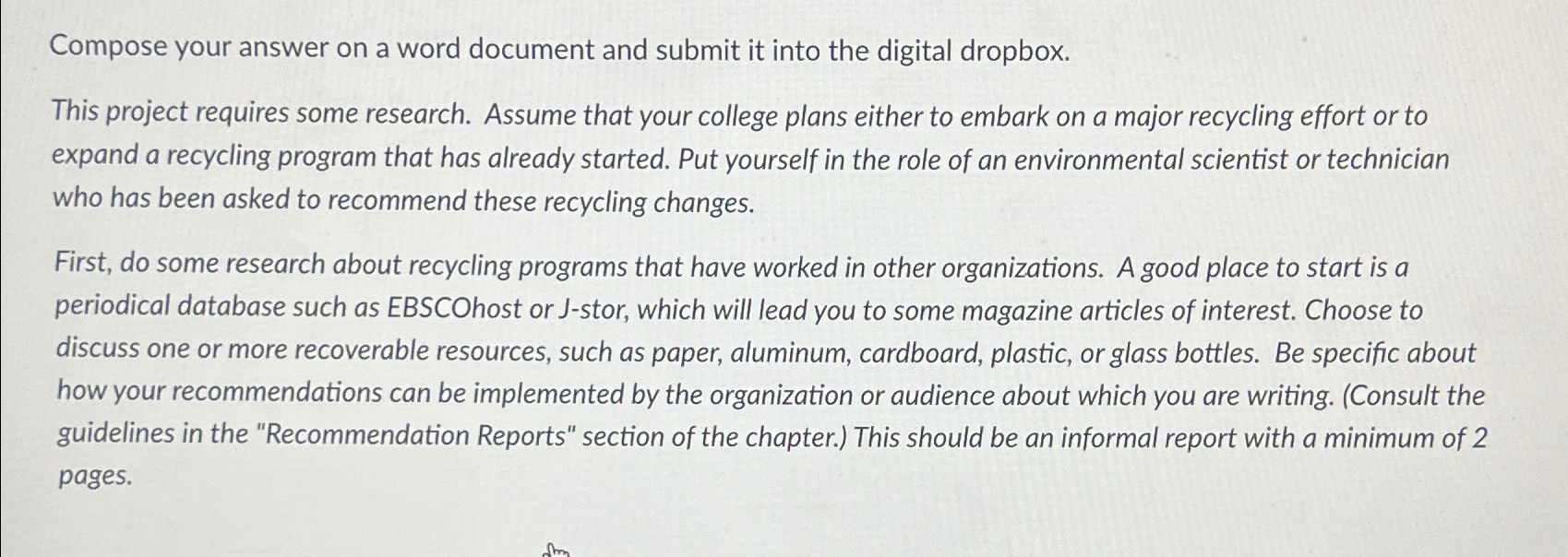 Solved Compose your answer on a word document and submit it | Chegg.com