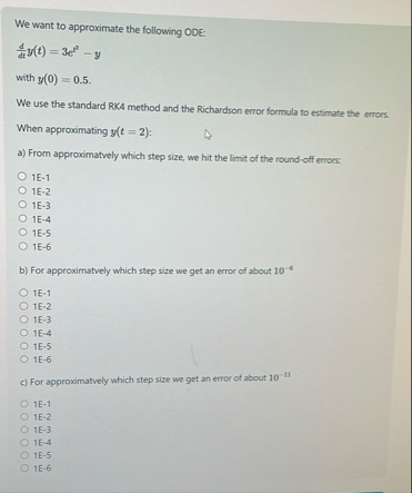 Solved We want to approximate the following | Chegg.com