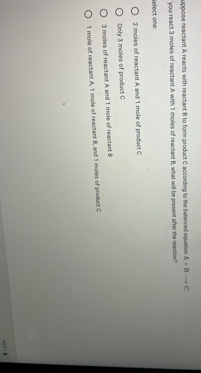 Solved Uppose Reactant A Reacts With Reactant B To Form