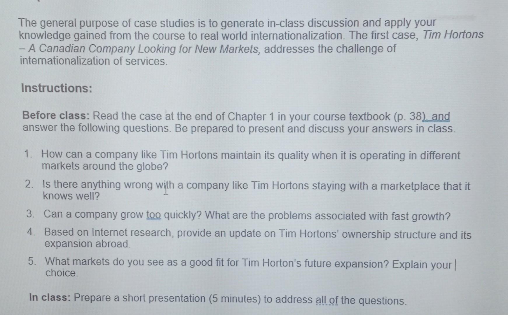 The general purpose of case studies is to generate | Chegg.com