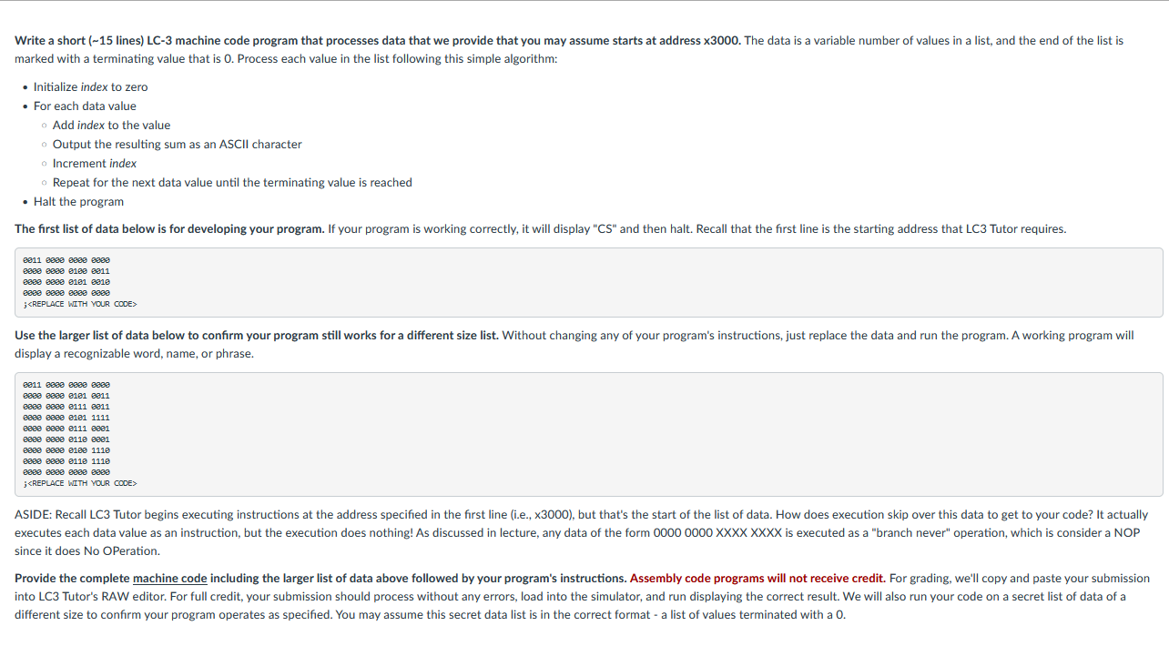 Solved In machine code and prints to screen.Write a short | Chegg.com