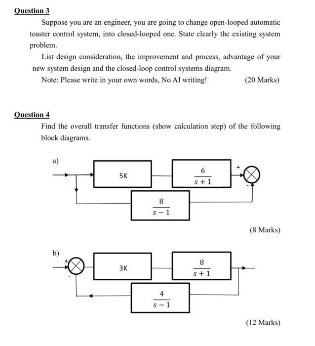 Solved Question 3 Suppose you are an engineer, you are going | Chegg.com