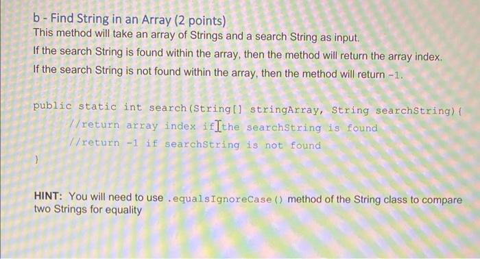 Solved Challenge - MethodLibrary [MethodLibrary.java] - 9 | Chegg.com