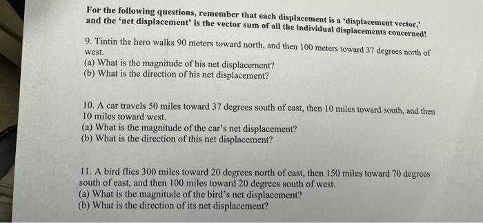 Solved For the following questions, remember that each | Chegg.com