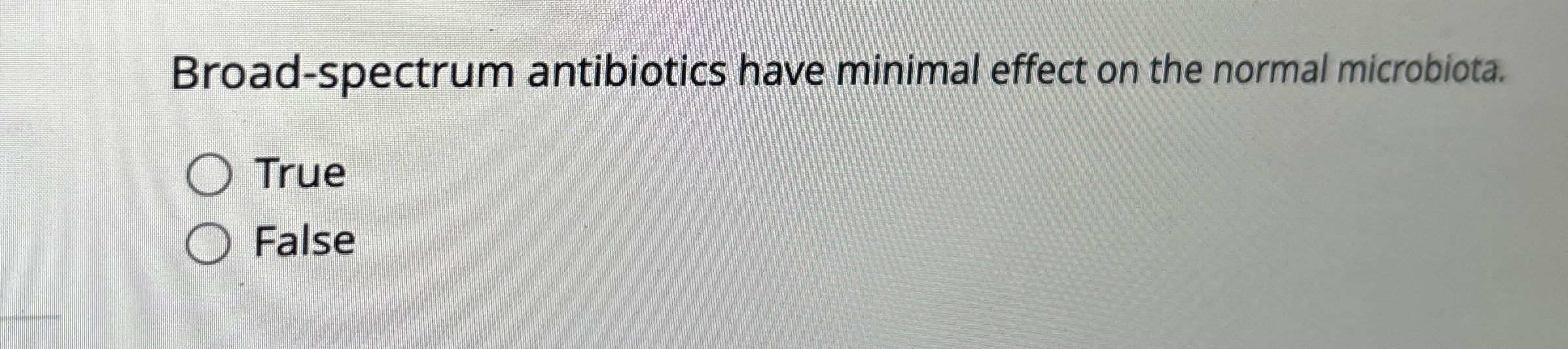 Solved Broad-spectrum antibiotics have minimal effect on the | Chegg.com