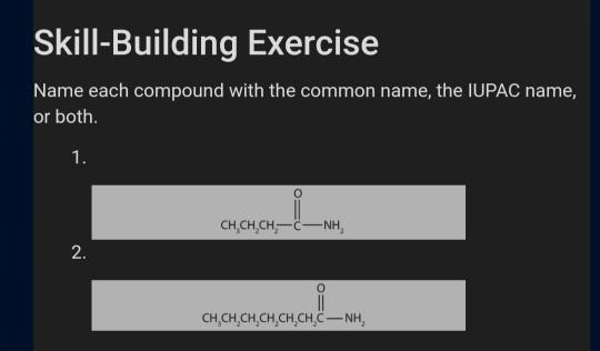 Solved Skill-Building Exercise Name each compound with the | Chegg.com