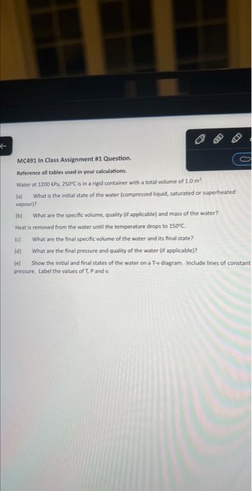 Solved MC491 in Class Assignment 11 Question. Reference all | Chegg.com