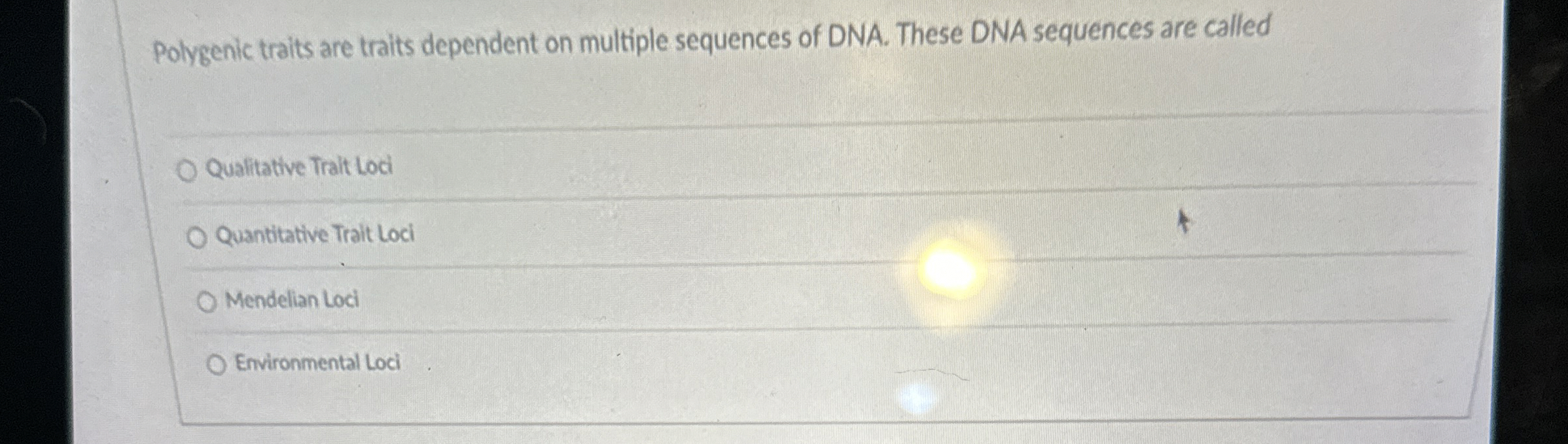 Solved Polygenic traits are traits dependent on multiple | Chegg.com