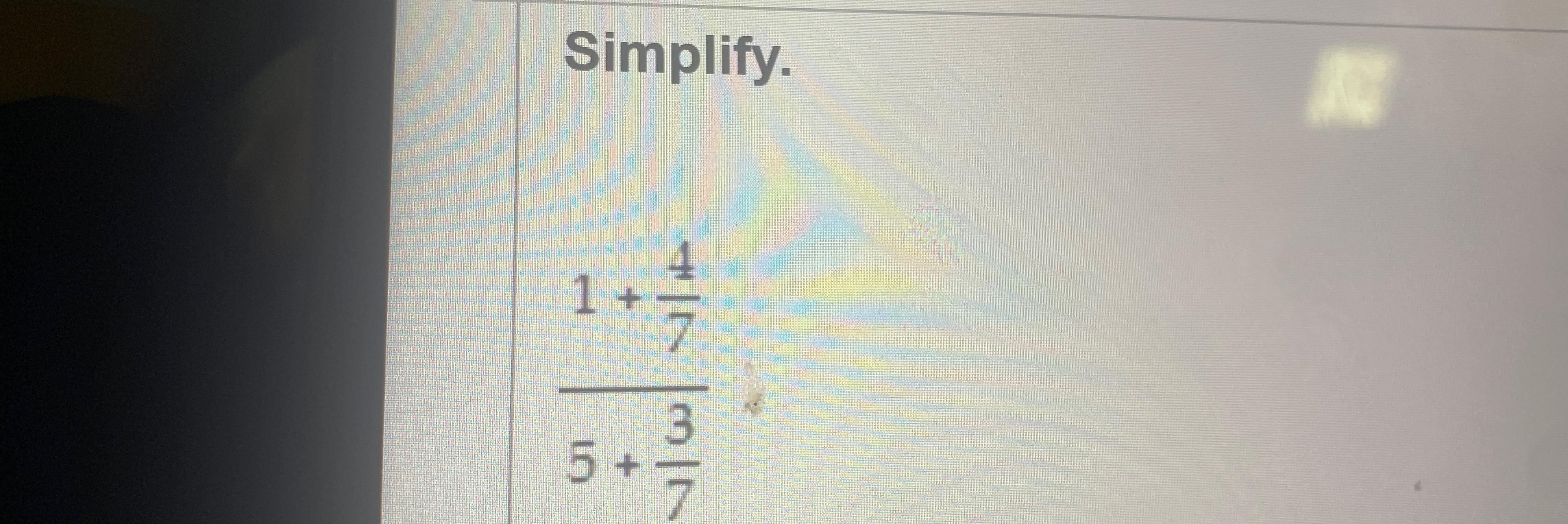 Solved Simplify147537 