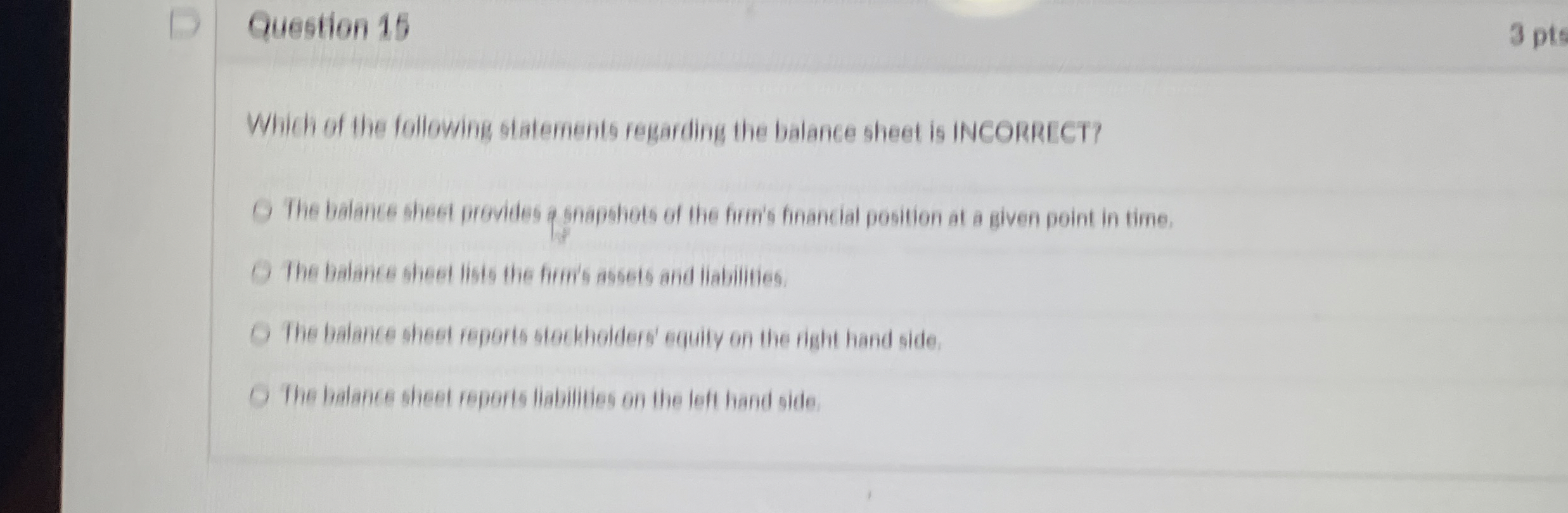 Solved Question 15Which of the following statements | Chegg.com