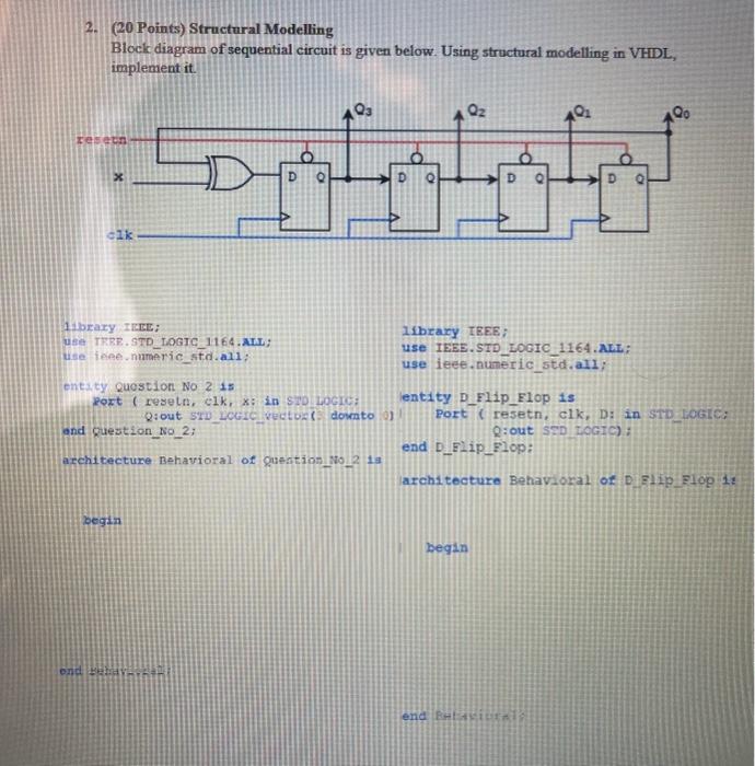Solved Use the following code layout below to create the | Chegg.com