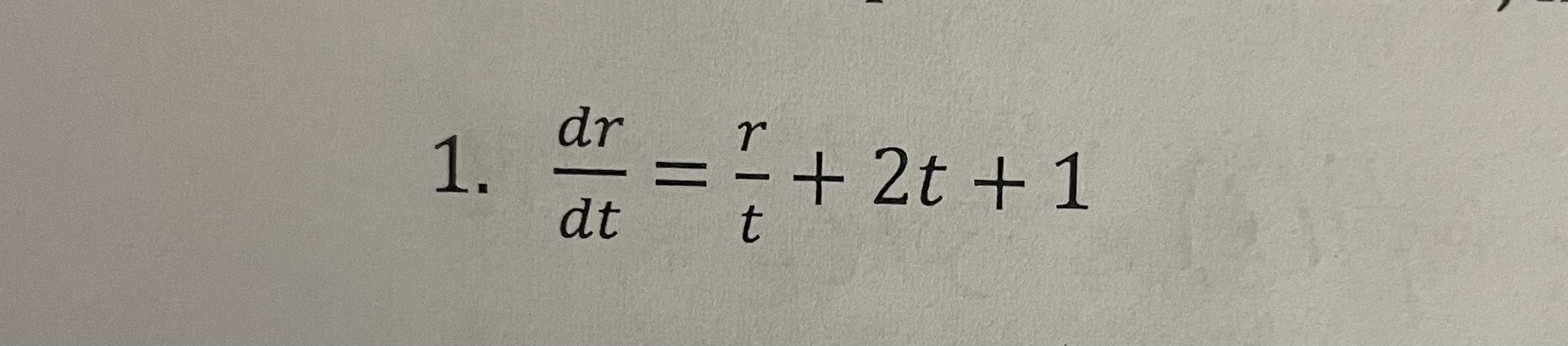 Solved Section 9 ﻿Exercise SetSolve the following ODE using | Chegg.com