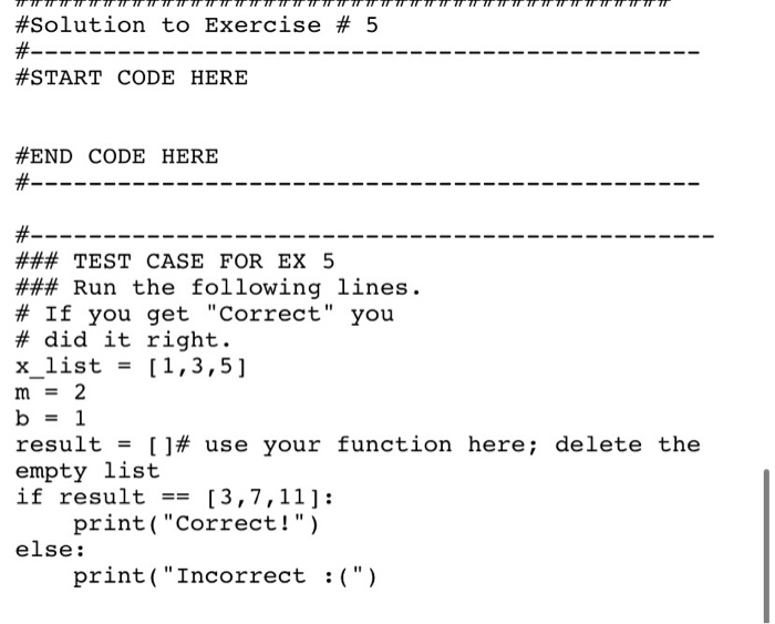Solved 5. (1 point) Create a function called linear_model. | Chegg.com