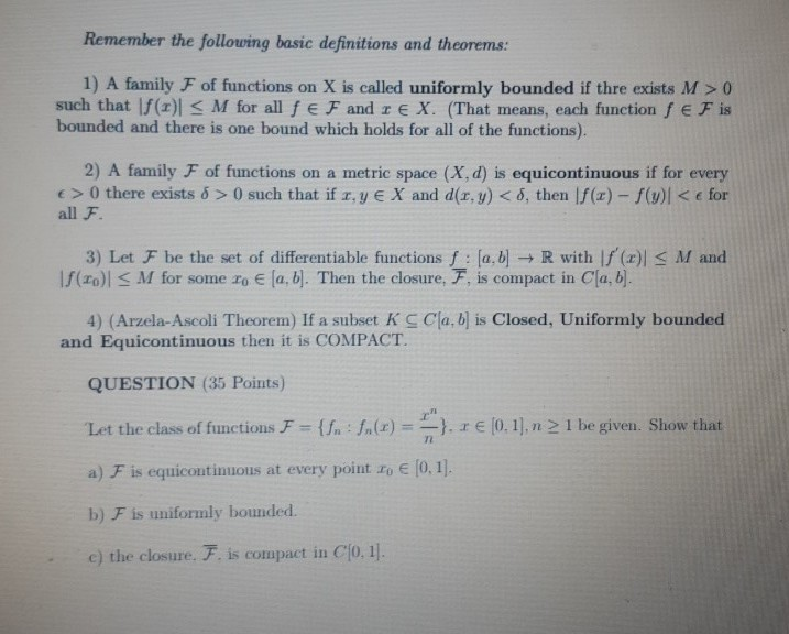 Solved This is a TOPOLOGY question. Please FAST and write | Chegg.com
