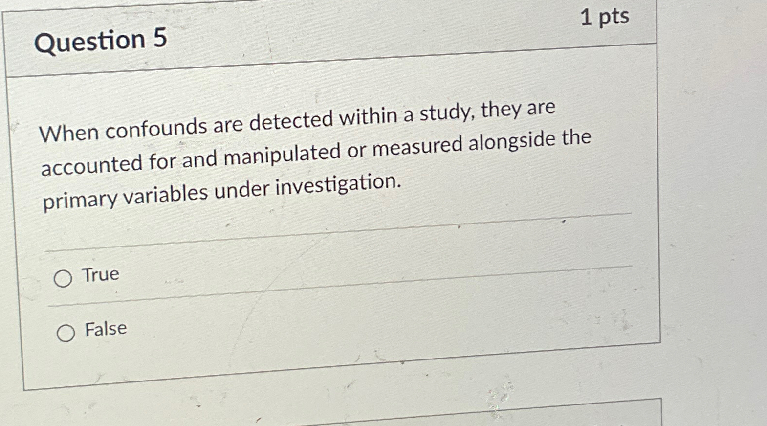 Solved Question 51 ﻿ptsWhen confounds are detected within a | Chegg.com