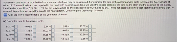 Solved Sometimes, data must be modified before a | Chegg.com