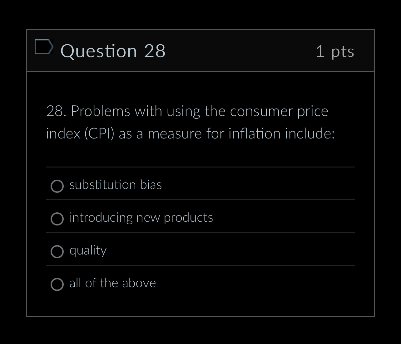Solved Question 281 ﻿pts28. ﻿Problems with using the | Chegg.com