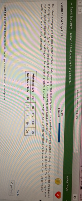 Solved Sun learn.hawkeslearning.com o - Save & Exit Certify | Chegg.com