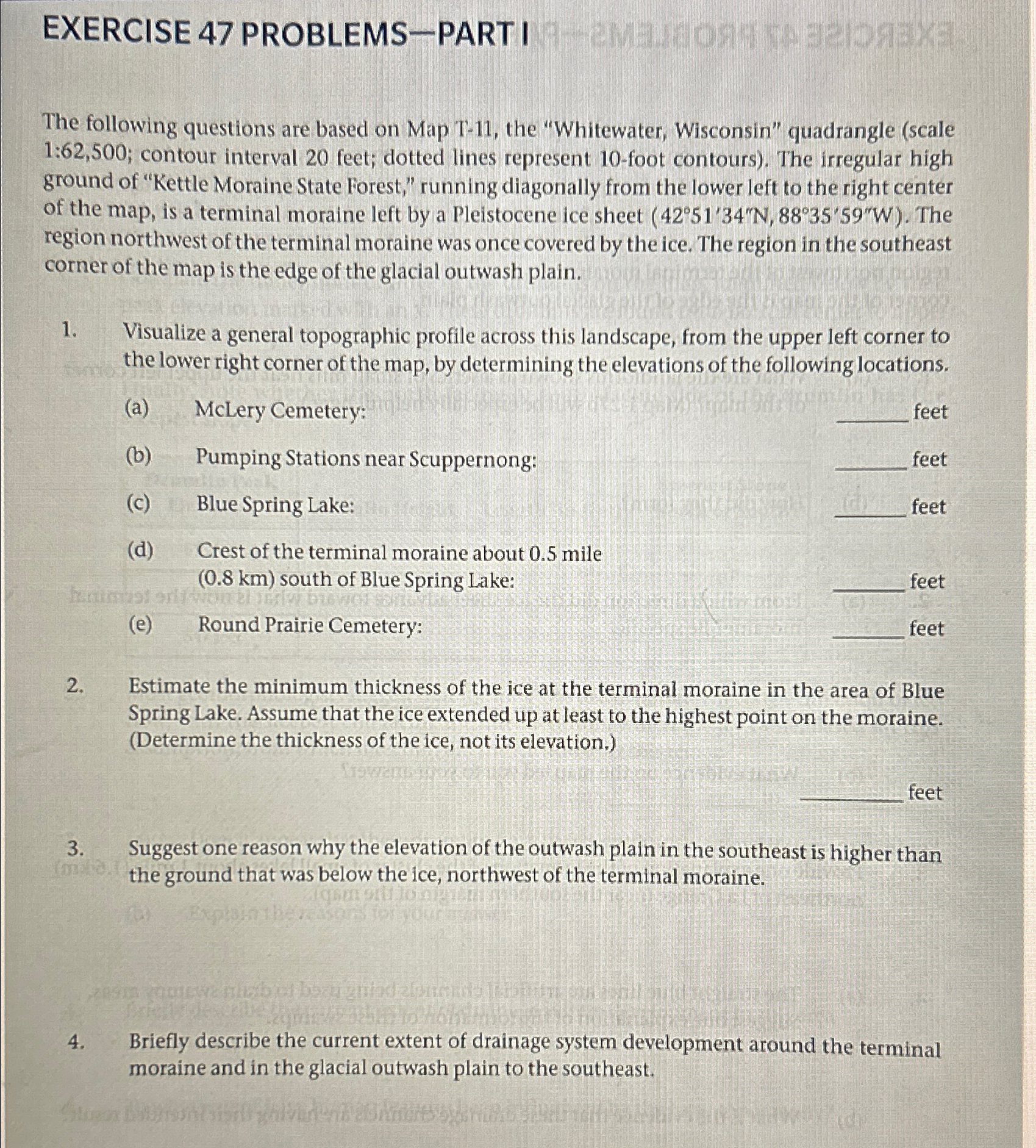 Solved EXERCISE 47 ﻿PROBLEMS-PART IThe following questions | Chegg.com