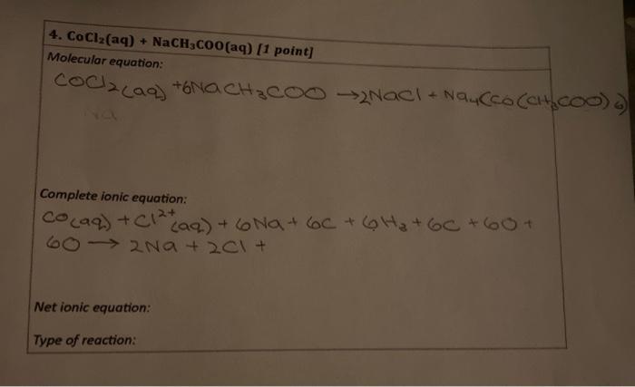 Solved 3. AgNO3(aq) + Na PO.(aq) [1 point] Molecular | Chegg.com