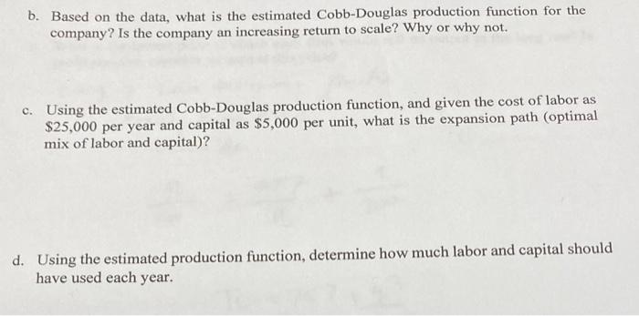 Solved E2 ∨⋮X∨fx=RATE(20,0,−B2,B21)b. Based on the data, | Chegg.com