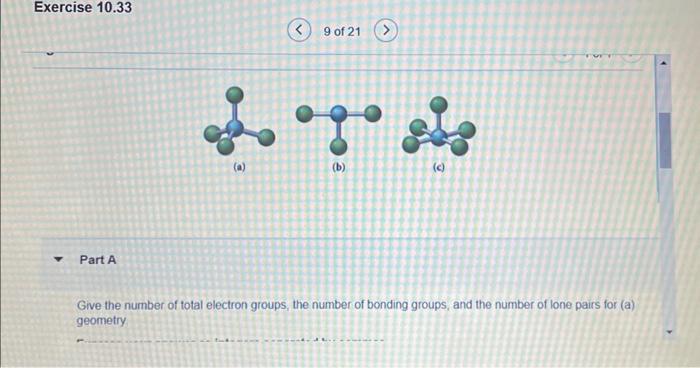 Solved Give the number of total electron groups, the number | Chegg.com