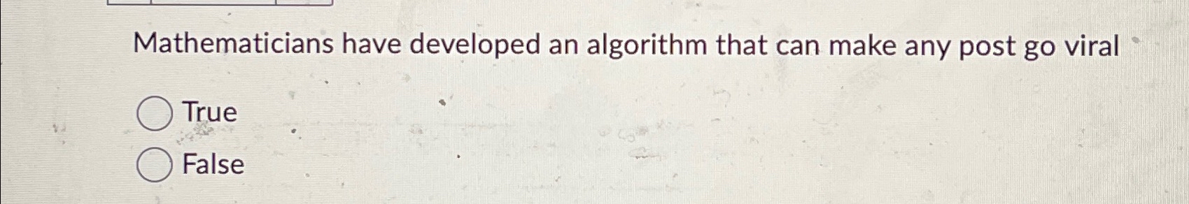 Solved Mathematicians have developed an algorithm that can | Chegg.com
