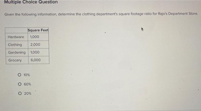 Given the following information, determine the | Chegg.com
