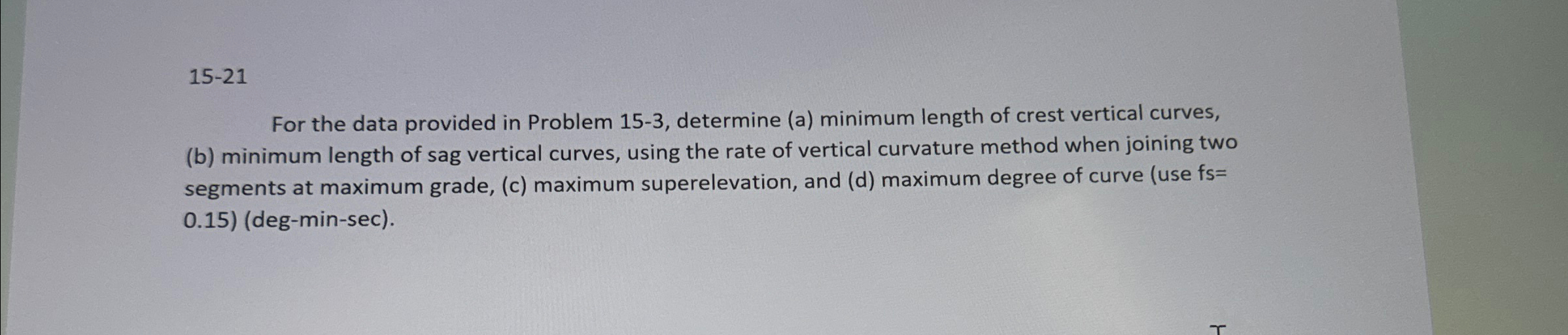 15-21For the data provided in Problem 15-3, | Chegg.com