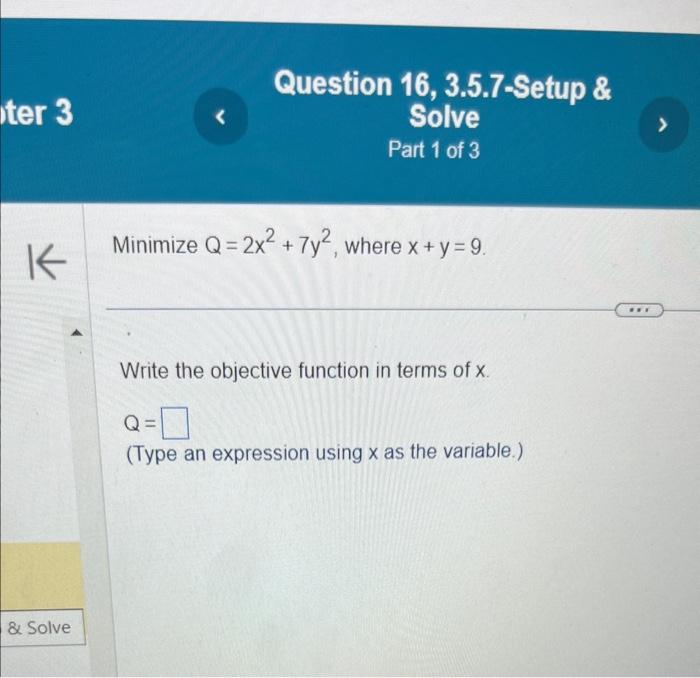 Solved Maximize B=3xy2, where x and y are positive numbers | Chegg.com