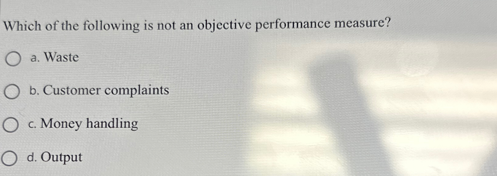 Solved Which of the following is not an objective | Chegg.com