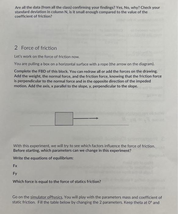 Solved In this first lab, we will explore the coefficient of | Chegg.com