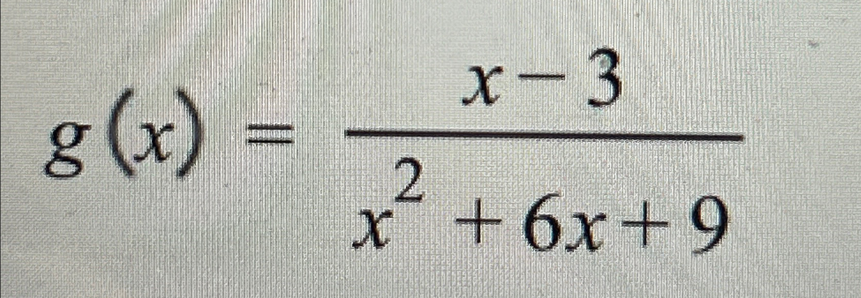 Solved g(x)=x-3x2+6x+9Find the domain | Chegg.com