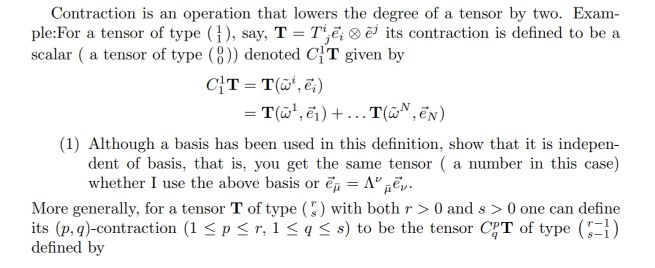 Contraction is an operation that lowers the degree of | Chegg.com