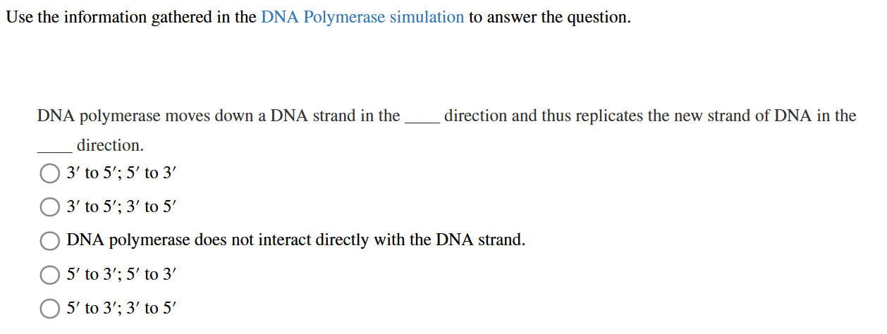 Solved Use the information gathered in ﻿the DNA Polymerase | Chegg.com