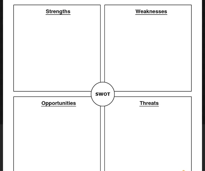 Solved create SWOT, and Porte's Five Forces analysis | Chegg.com