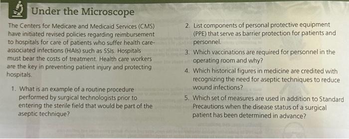 Solved what is an example of a routine procedure performed | Chegg.com