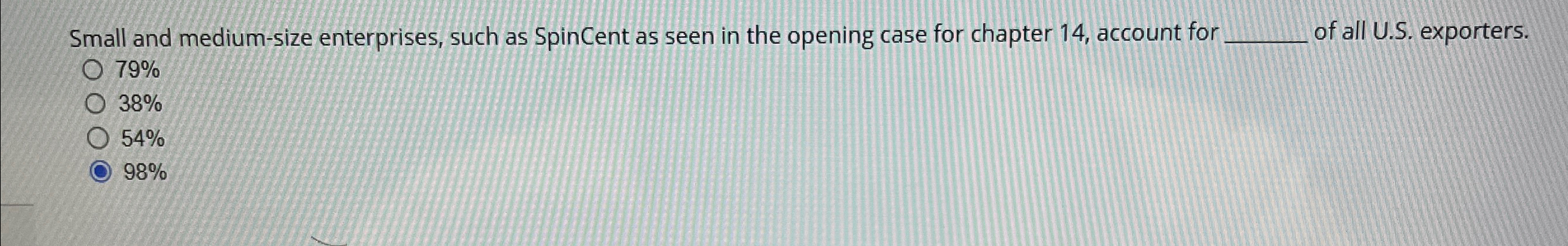 Solved Small and medium-size enterprises, such as SpinCent | Chegg.com