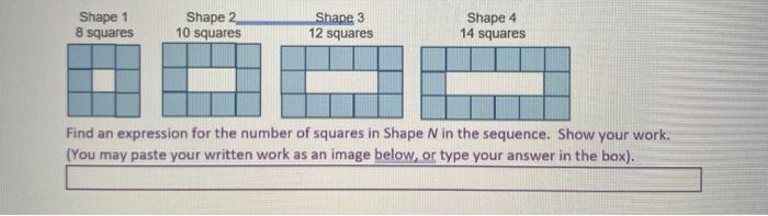 Solved The figure below shows a sequence of figures made of | Chegg.com