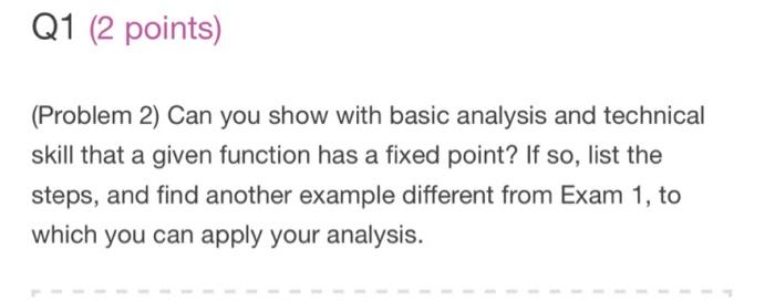 Solved Q1 (2 points) (Problem 2) Can you show with basic | Chegg.com