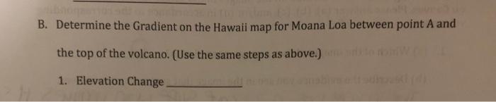 Solved B. Determine the Gradient on the Hawaii map for Moana | Chegg.com